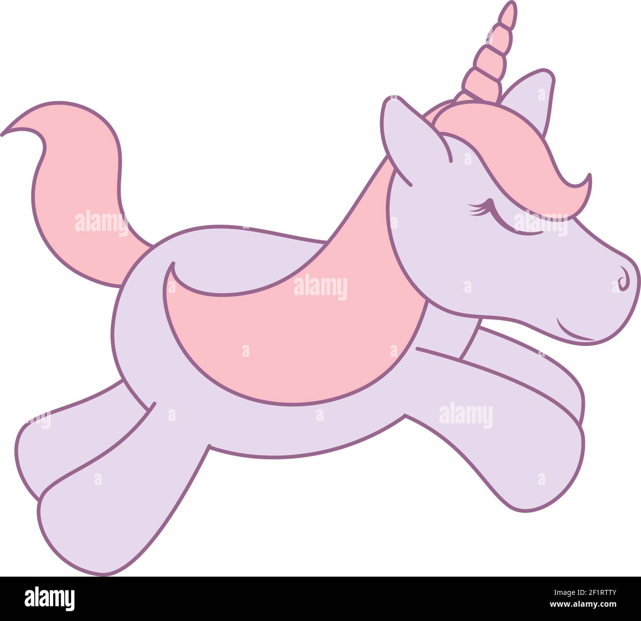 baby unicorn isolated Stock Vector Image & Art - Alamy