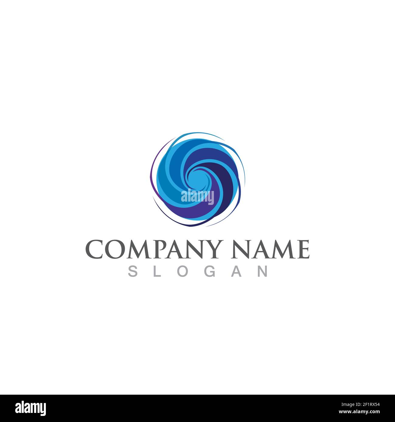 vortex vector illustration icon Logo Template design Stock Vector Image ...