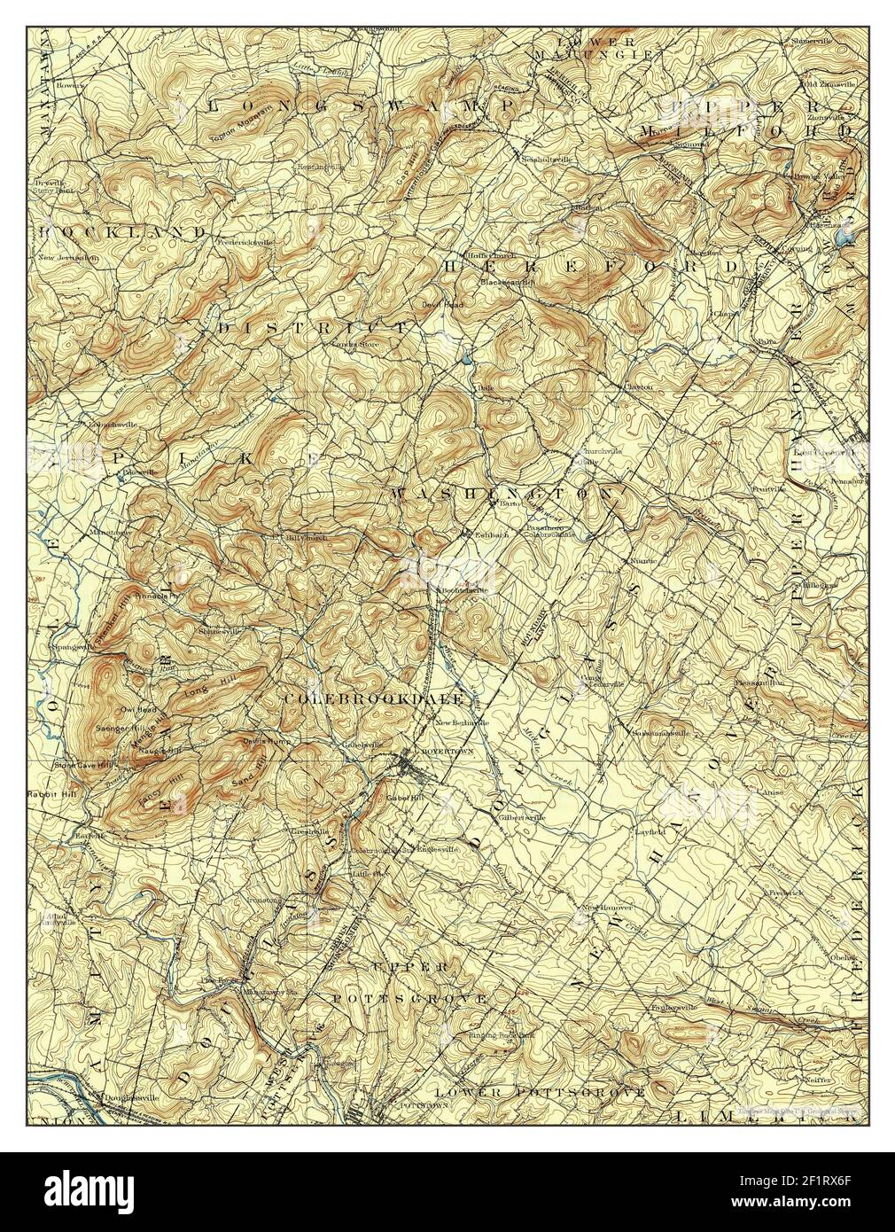 Map of boyertown hi-res stock photography and images - Alamy