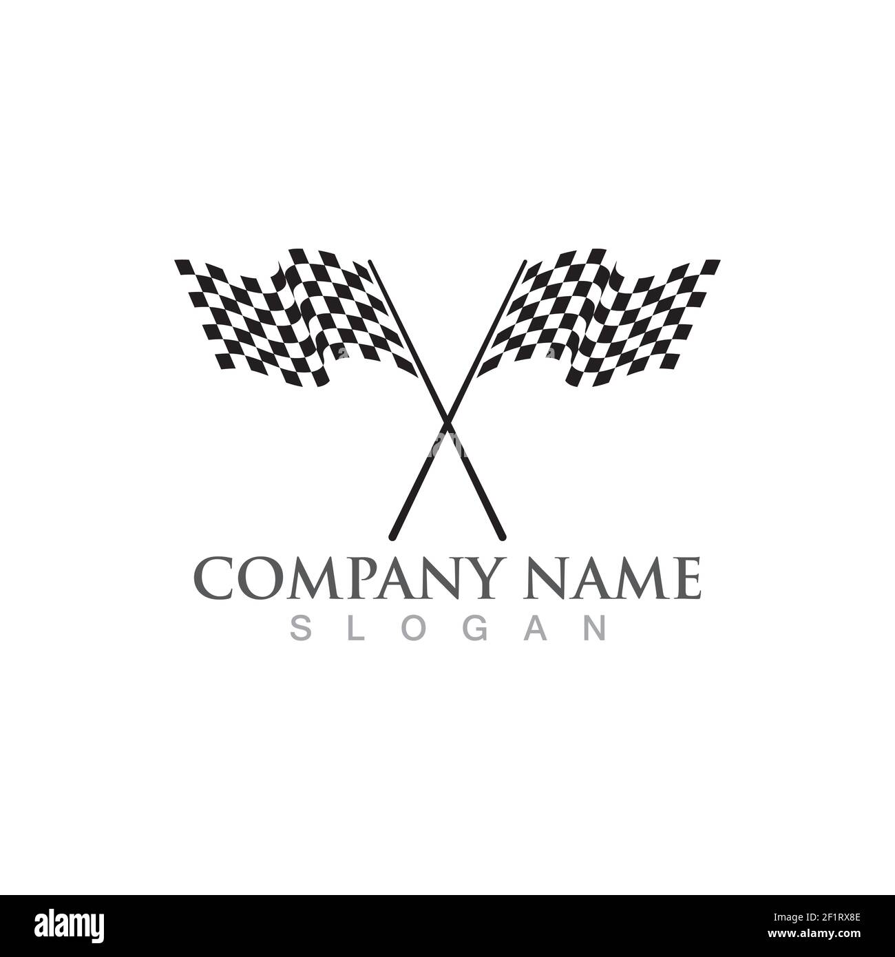 Race flag simple design Black and White Stock Photos & Images - Alamy