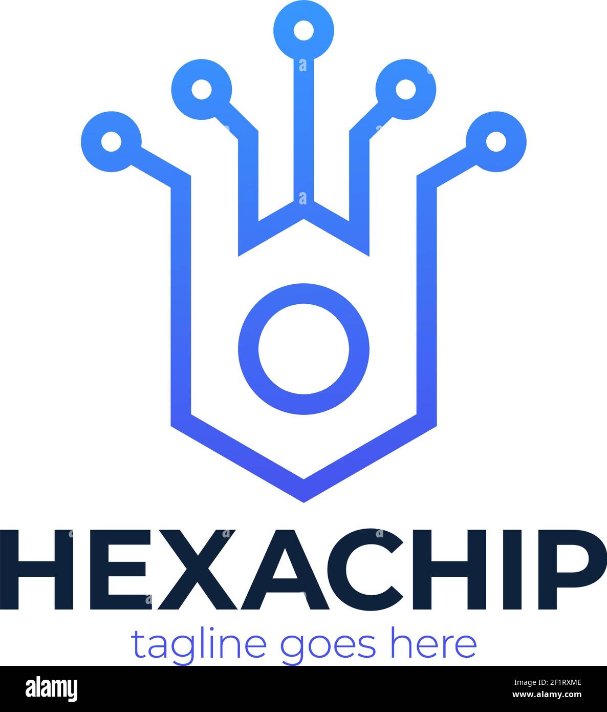 Technology - vector logo template for corporate identity. Abstract ...