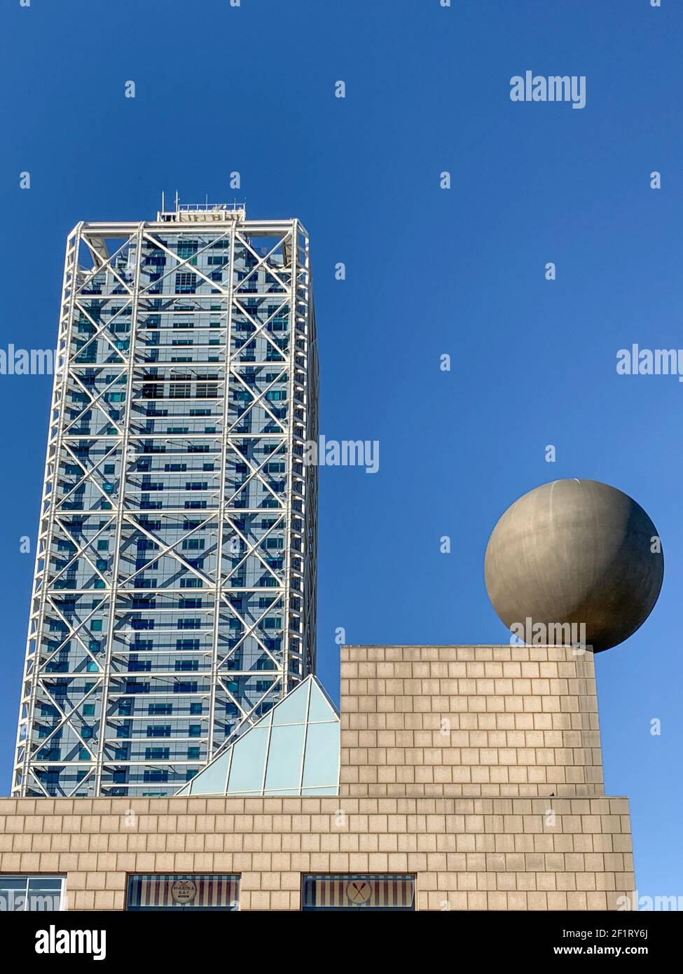 Barcelona city famous modern tower hi-res stock photography and images ...