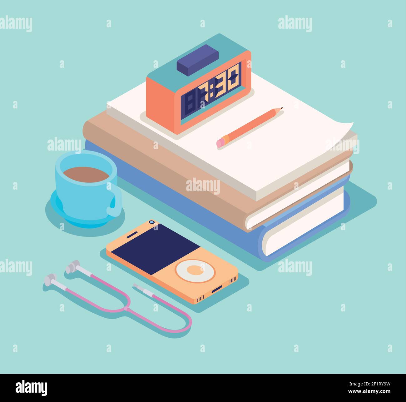 isometric workplace icons Stock Vector Image & Art - Alamy