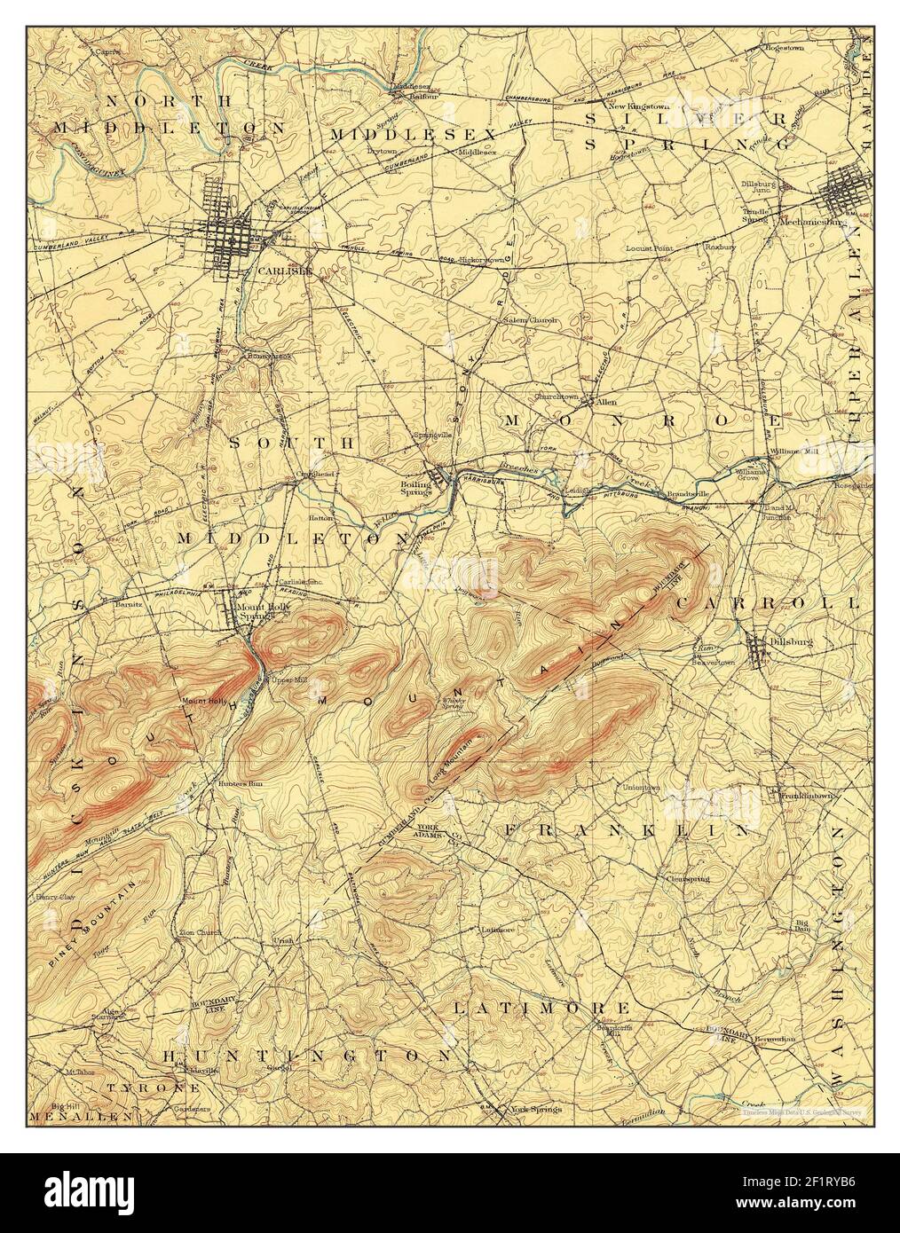 Map of carlisle Cut Out Stock Images & Pictures - Alamy