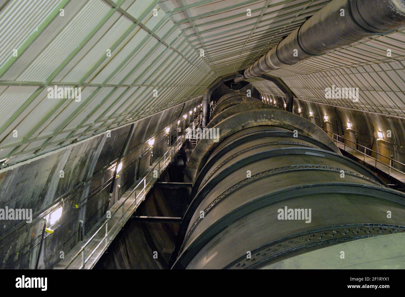 Giant intake pipe at Hoover Dam, Arizona, Nevada, USA Stock Photo - Alamy