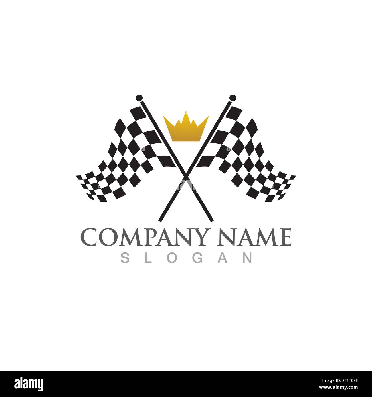 Vector racing flags Cut Out Stock Images & Pictures - Alamy