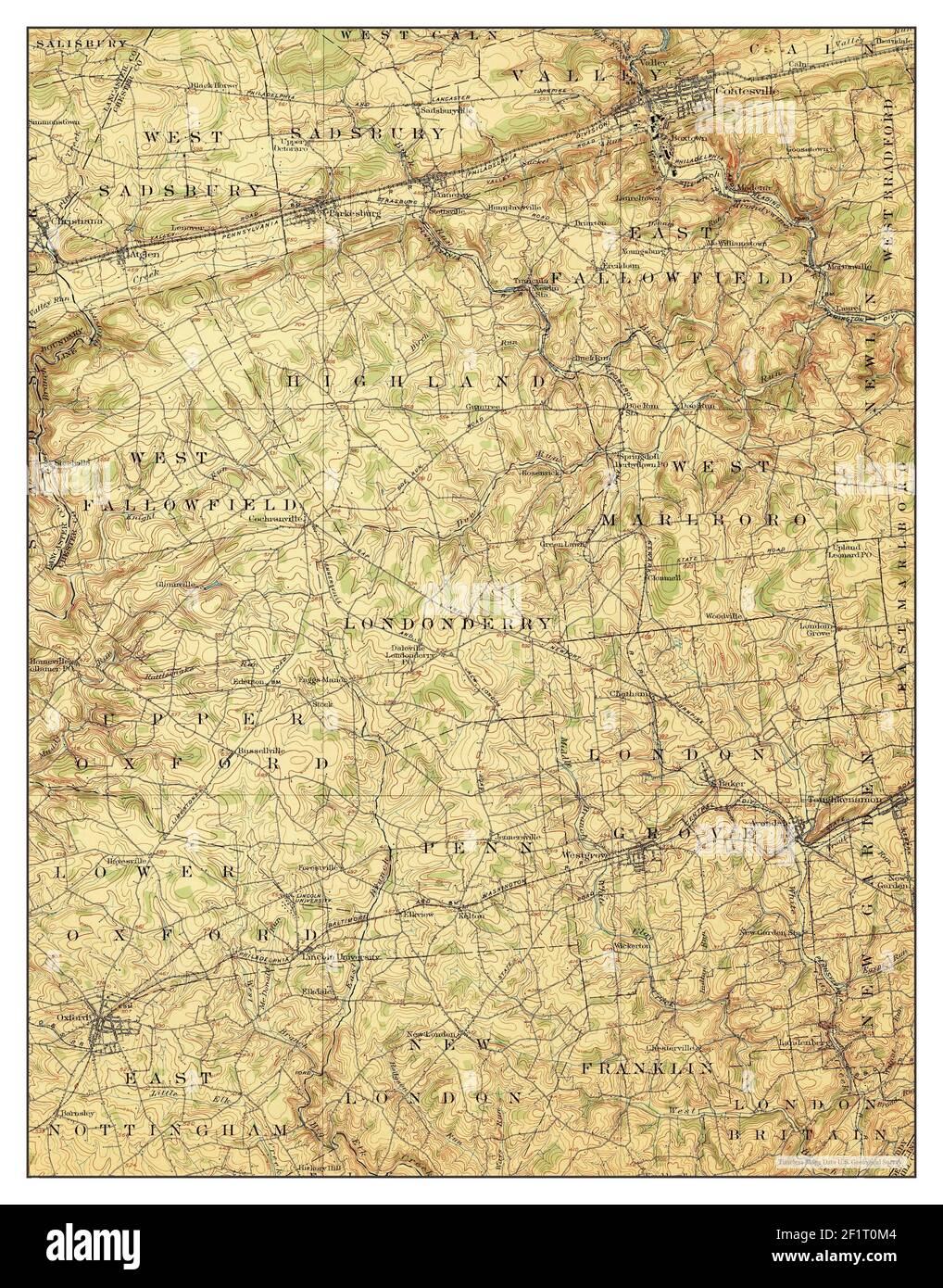 Coatesville map hi-res stock photography and images - Alamy
