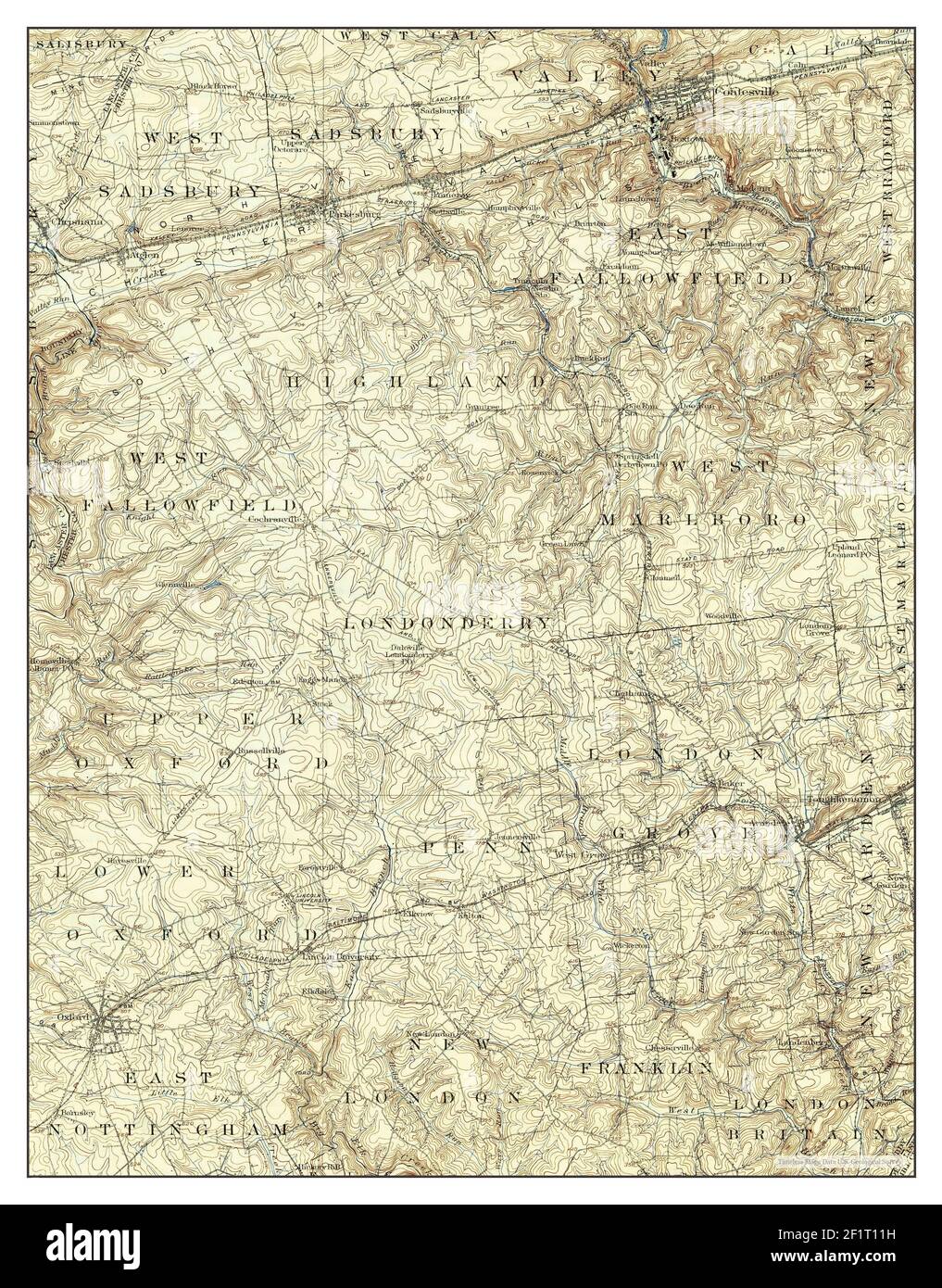 Coatesville map hi-res stock photography and images - Alamy
