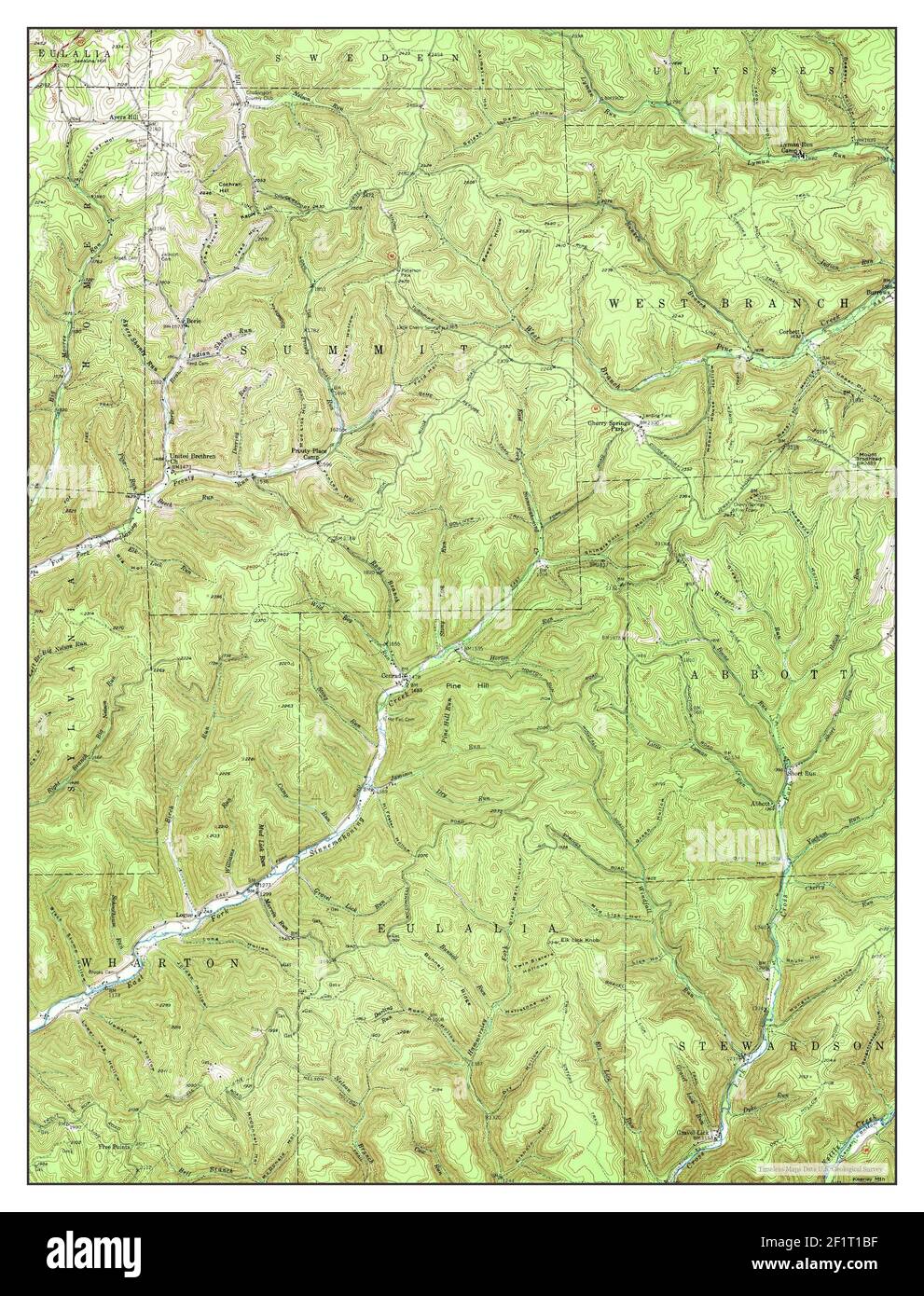 Conrad, Pennsylvania, map 1947, 1:62500, United States of America by ...
