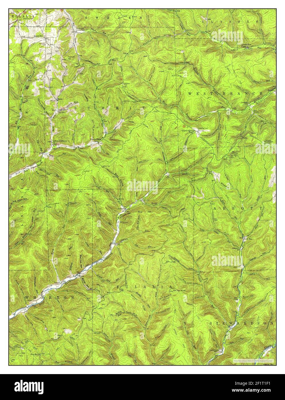 Conrad, Pennsylvania, map 1947, 1:62500, United States of America by ...