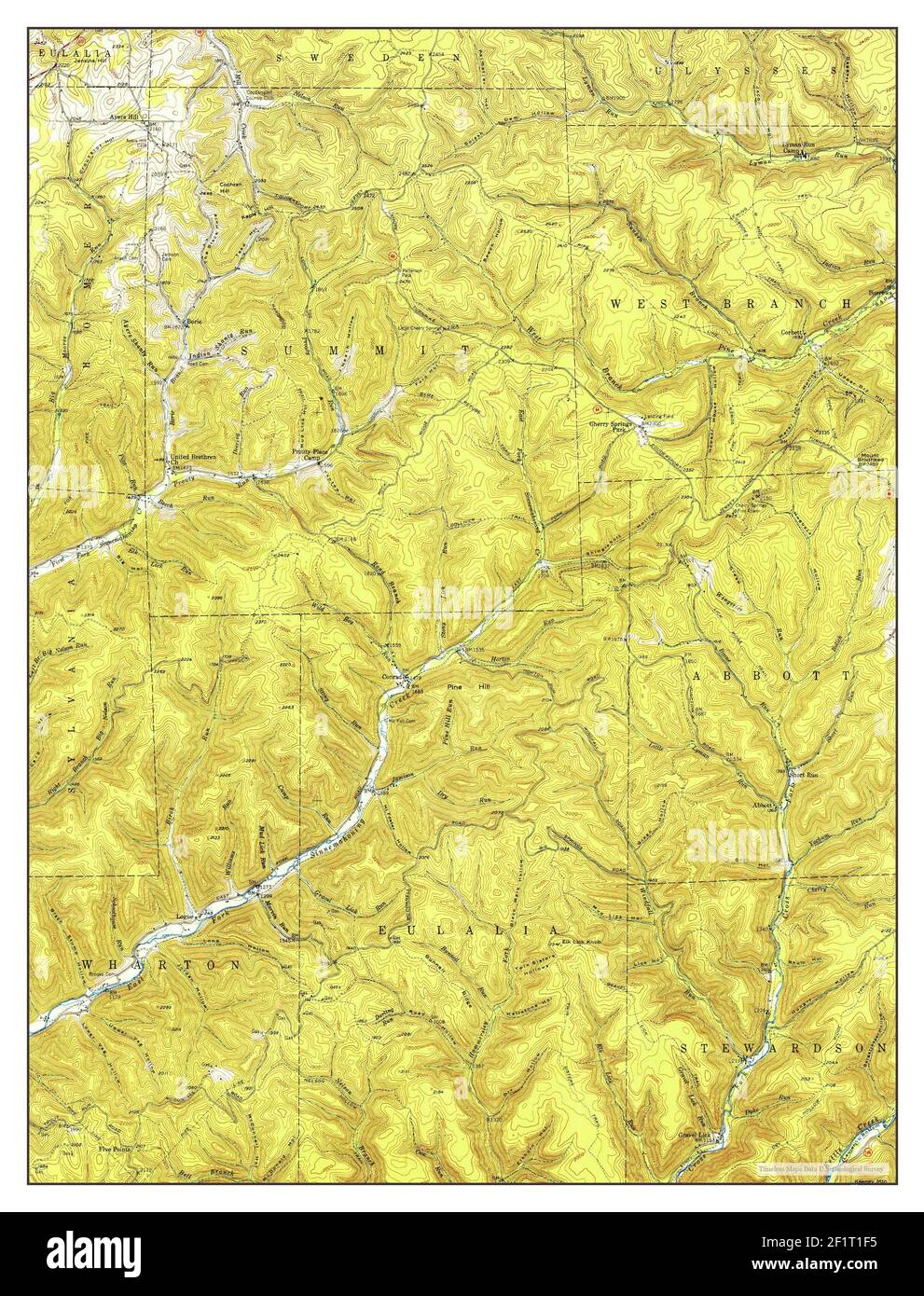 Conrad, Pennsylvania, map 1947, 1:62500, United States of America by ...