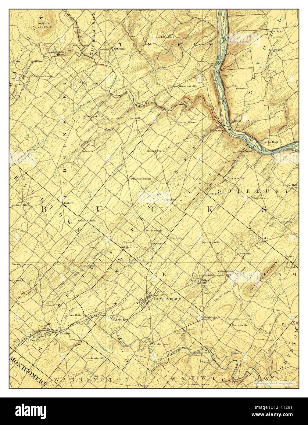 Map of doylestown hi-res stock photography and images - Alamy
