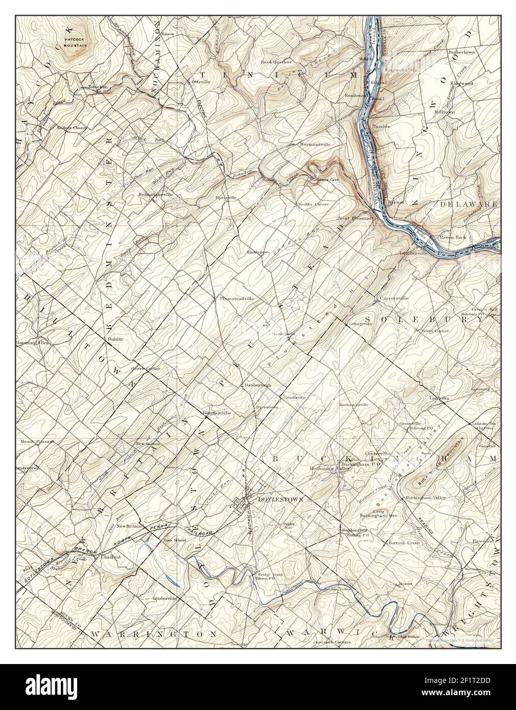 Map of doylestown hi-res stock photography and images - Alamy