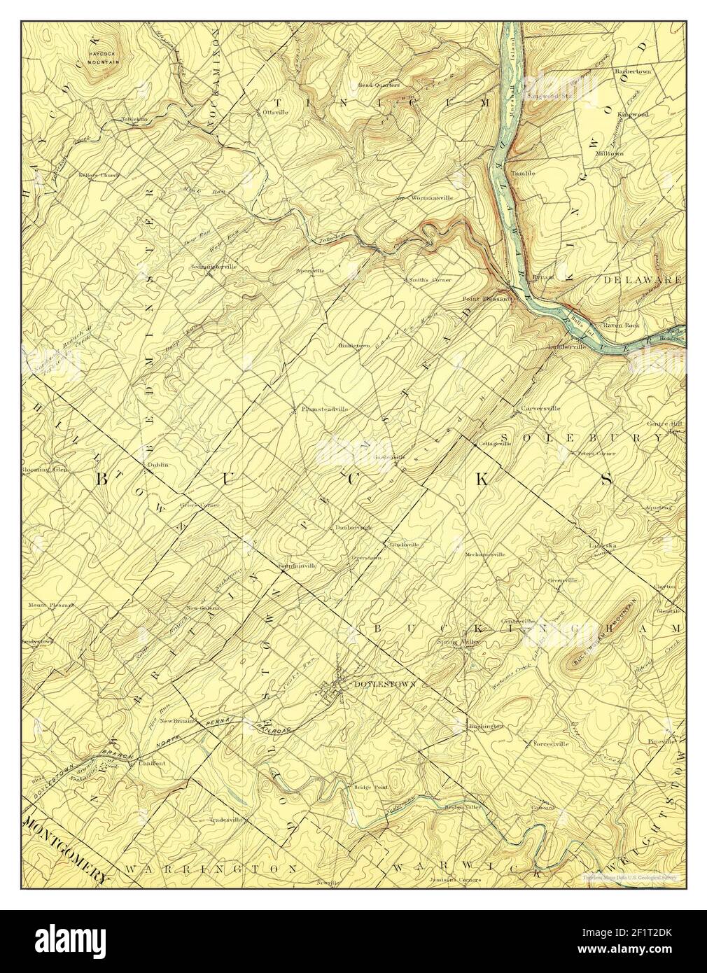 Map of doylestown hi-res stock photography and images - Alamy