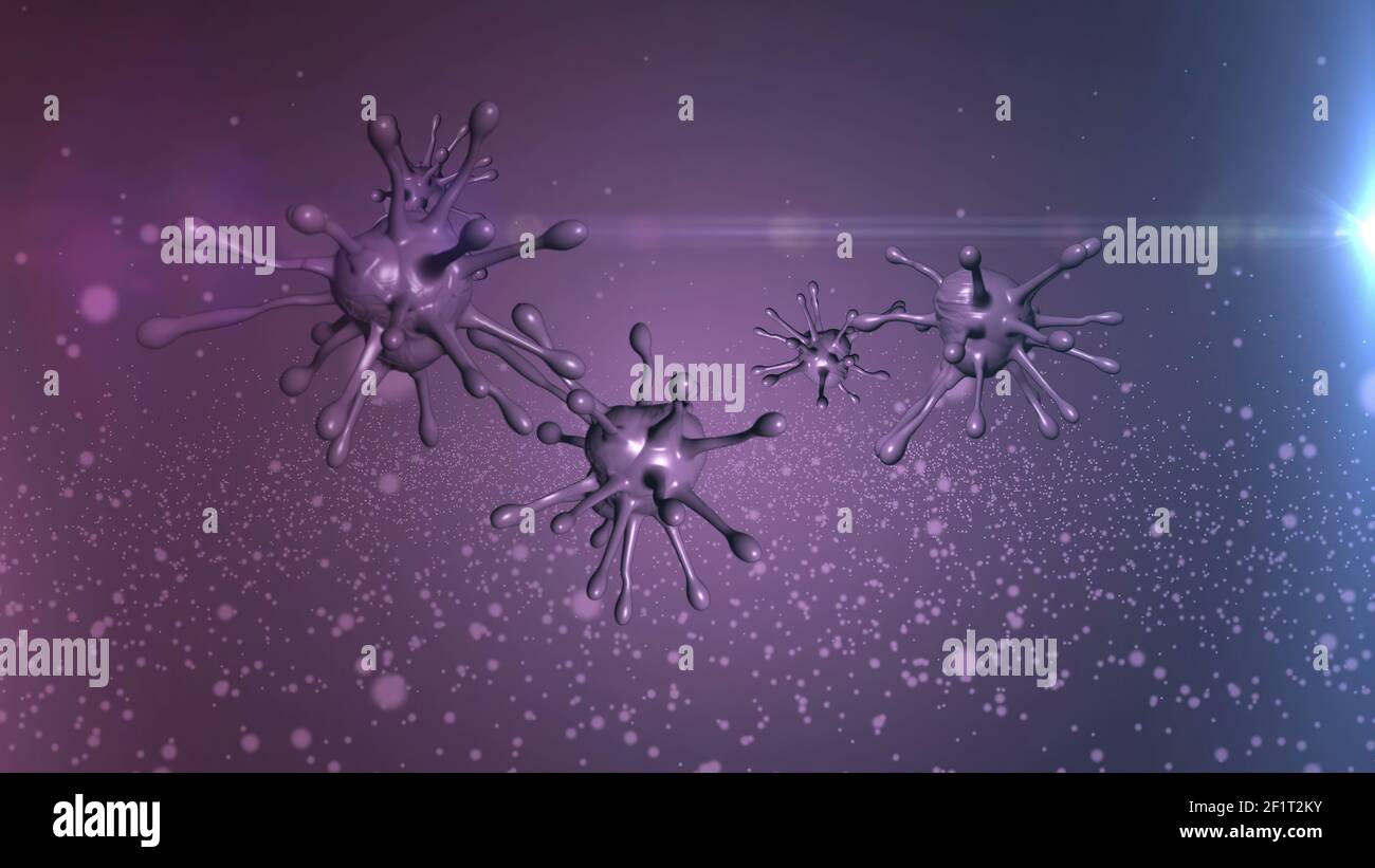 3D illustration - Concept of Cancer Cell in human body Stock Photo - Alamy