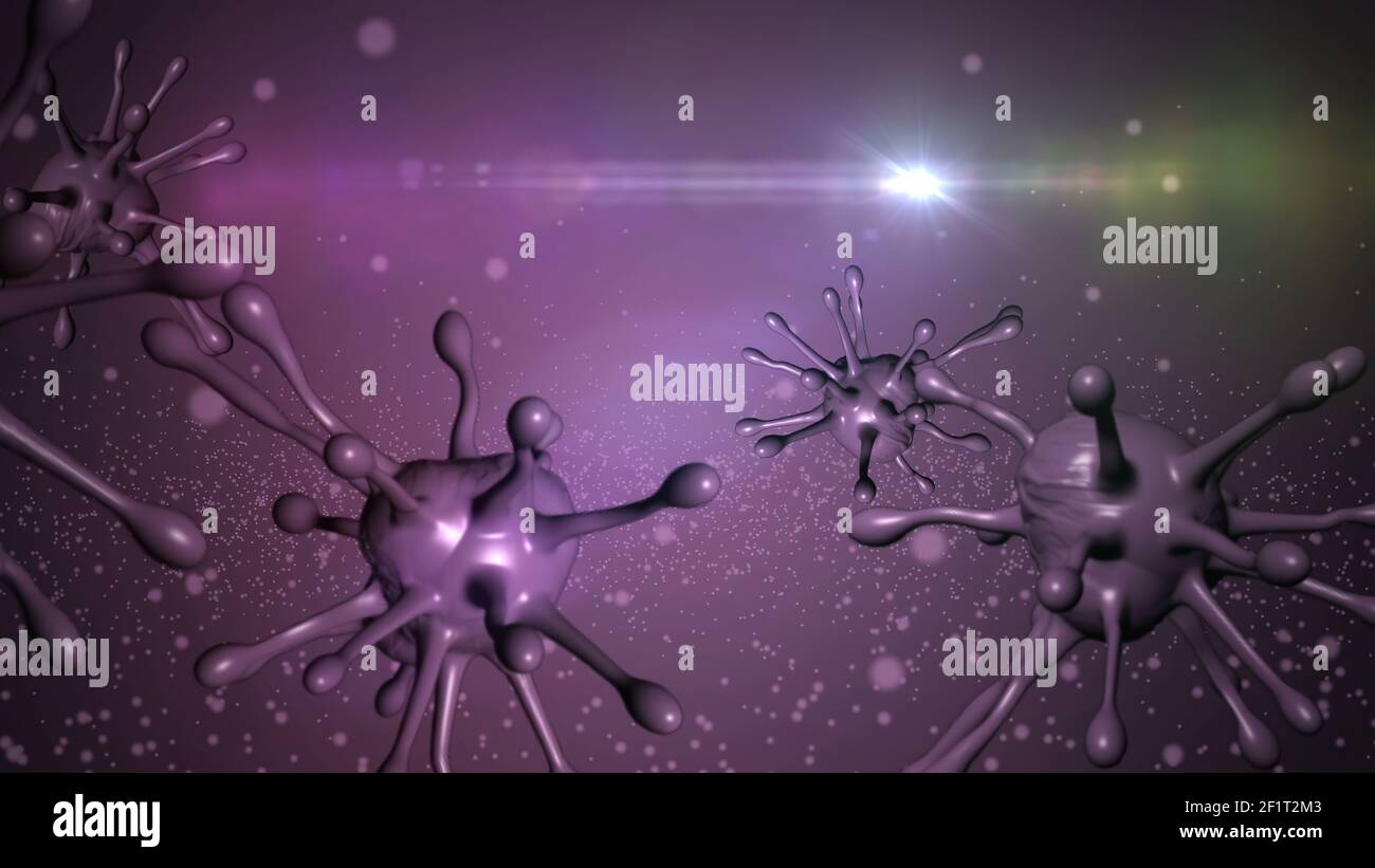 3D illustration - Concept of Cancer Cell in human body Stock Photo - Alamy