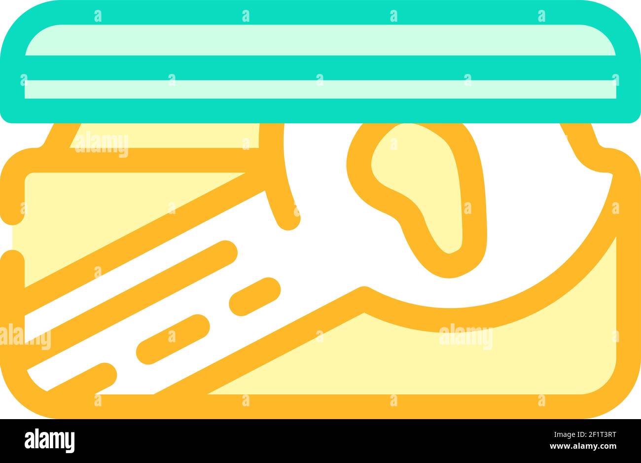 jam or puree mango container color icon vector illustration Stock ...