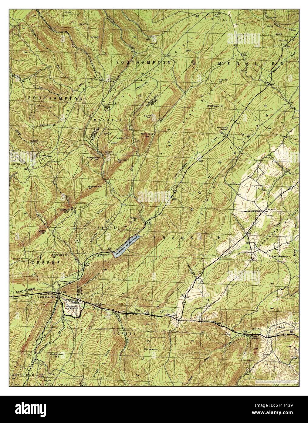 Flat Ridge, Pennsylvania, map 1944, 1:31680, United States of America ...