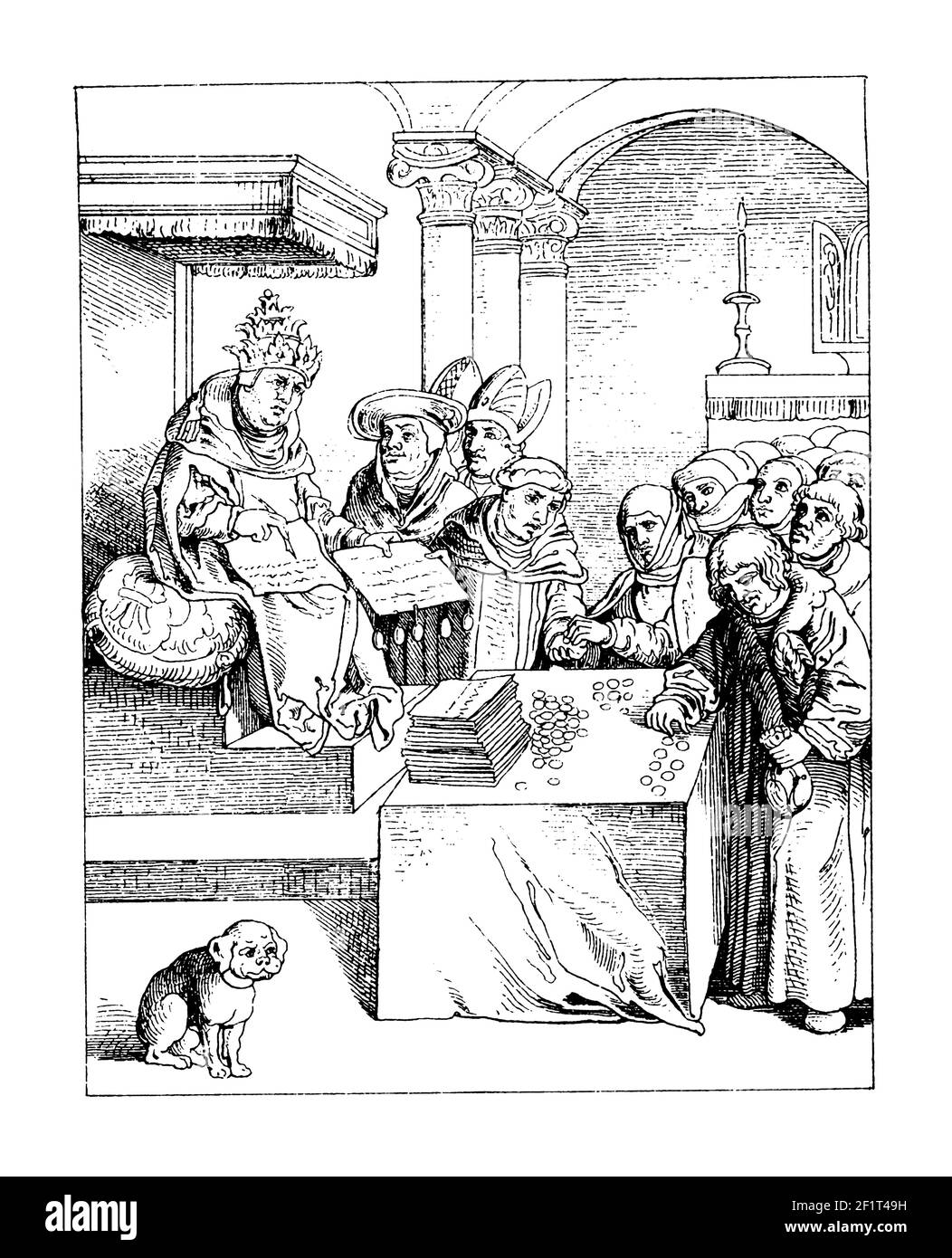 Clergy painting Cut Out Stock Images & Pictures - Alamy