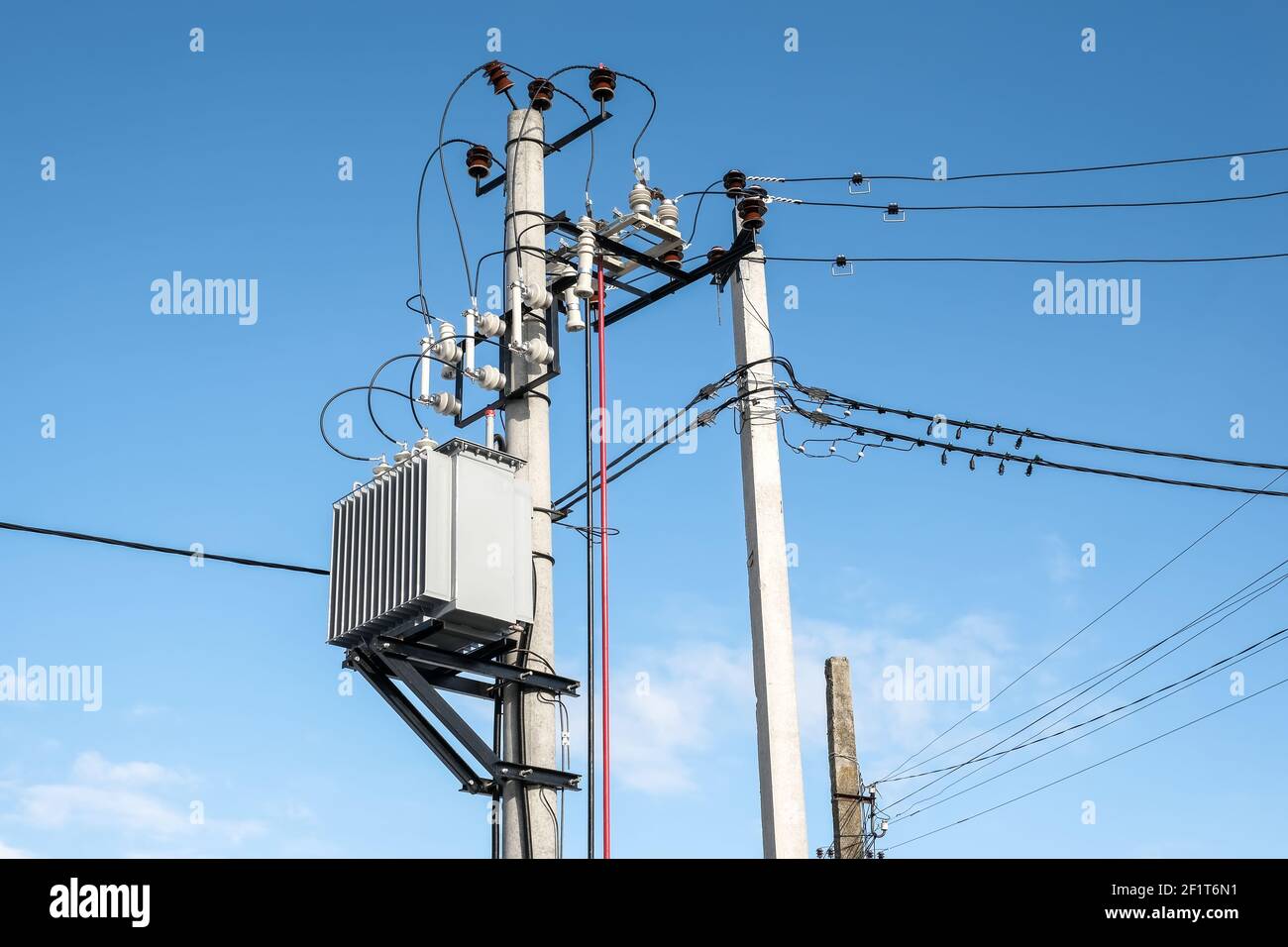 Pole mounted transformer hi-res stock photography and images - Alamy