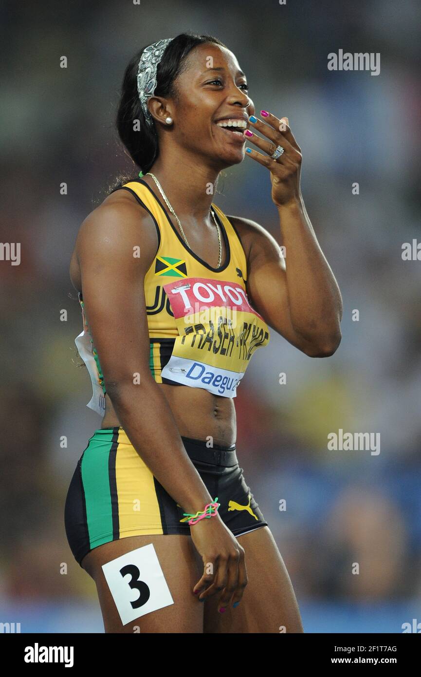 Shelly ann fraser pryce daegu 2011 hi-res stock photography and images ...