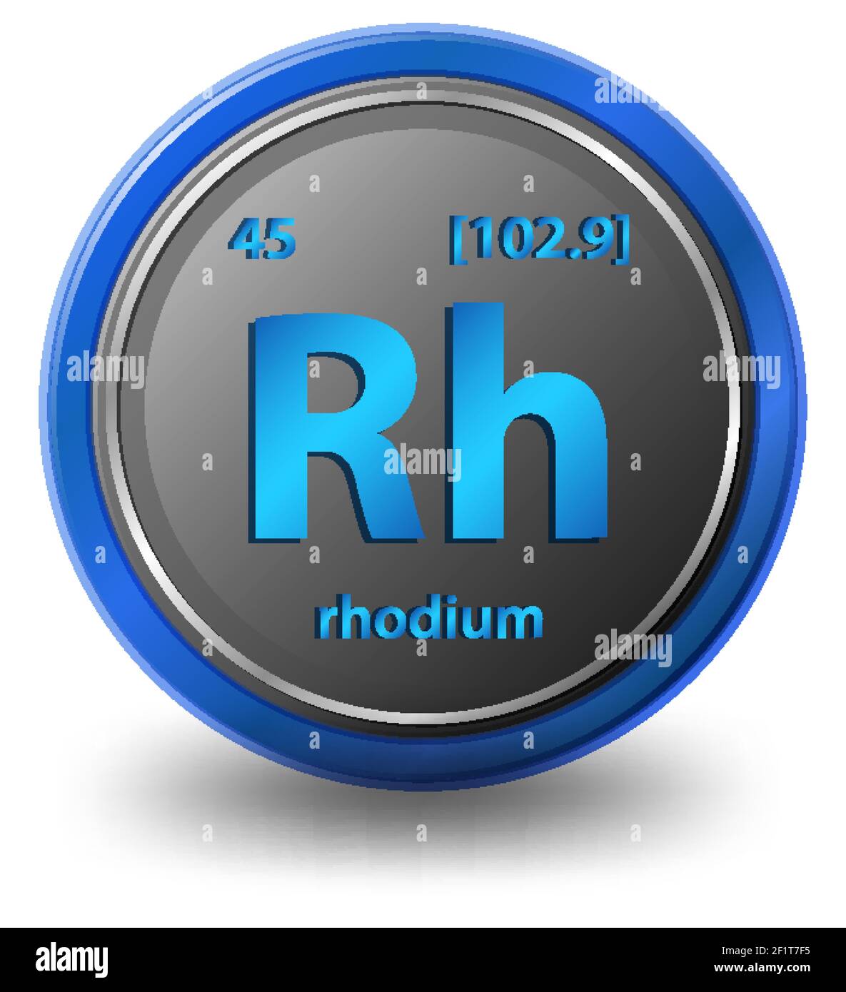 Rhodium atom hi-res stock photography and images - Alamy