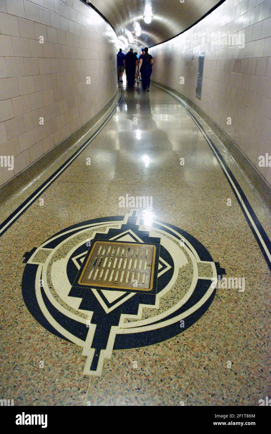 Art deco inlays in the floors of Hoover Dam by Allen Tupper True based ...