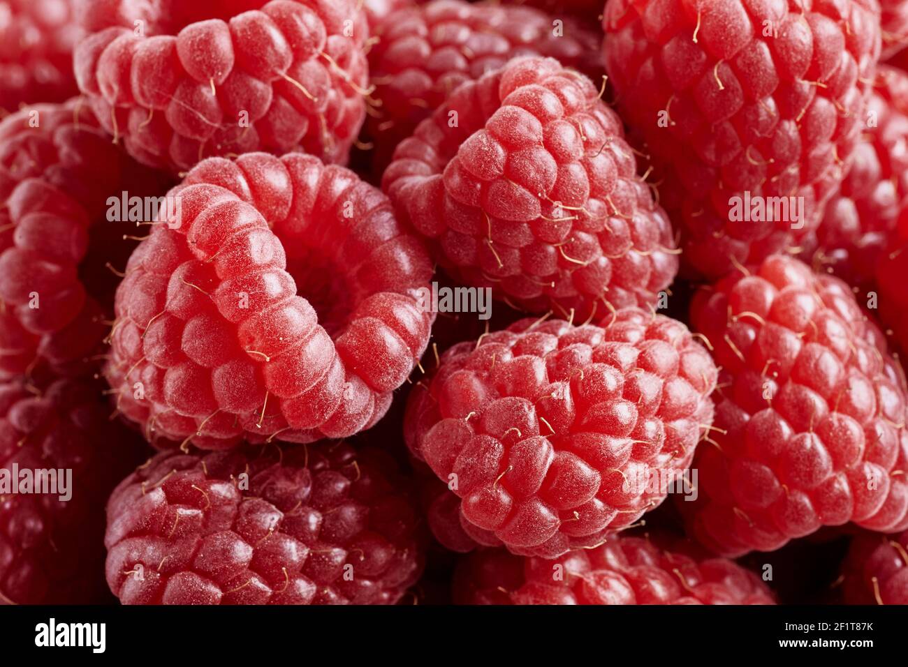 Close-up photo of raspberries Stock Photo - Alamy