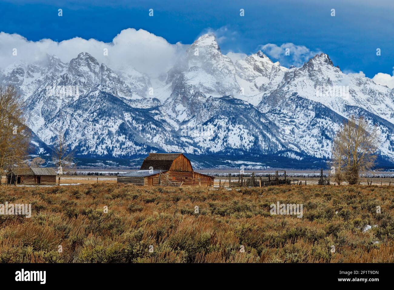 Barn john moulton homestead hi-res stock photography and images - Alamy