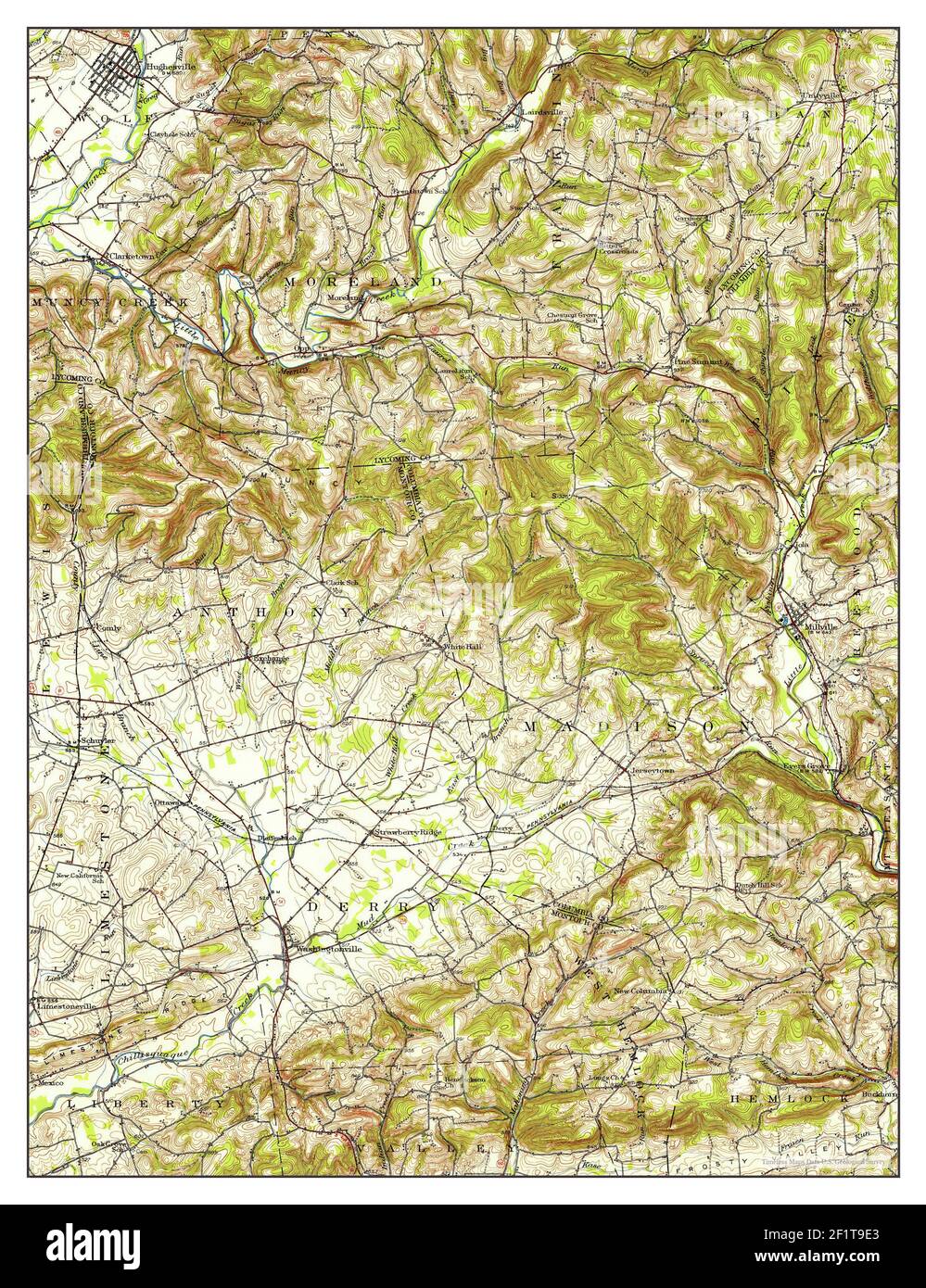 Map of hughesville hi-res stock photography and images - Alamy