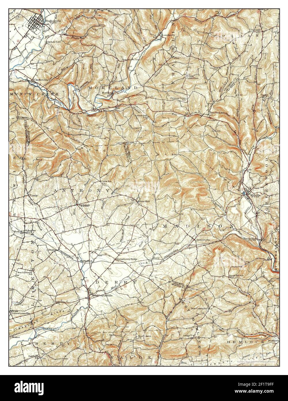 Map of hughesville hi-res stock photography and images - Alamy