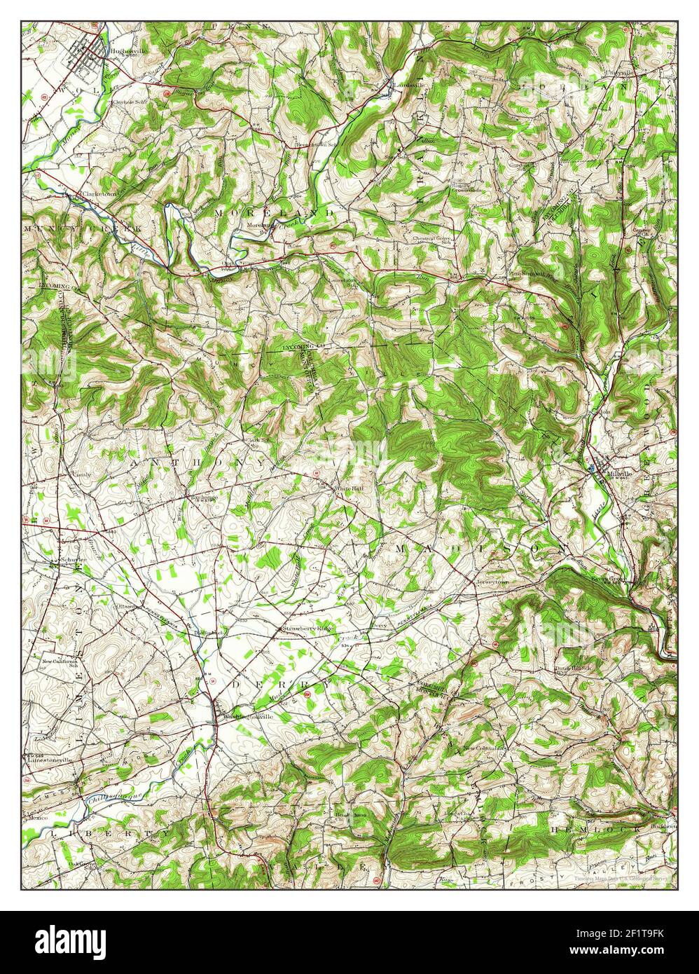 Map of hughesville hi-res stock photography and images - Alamy