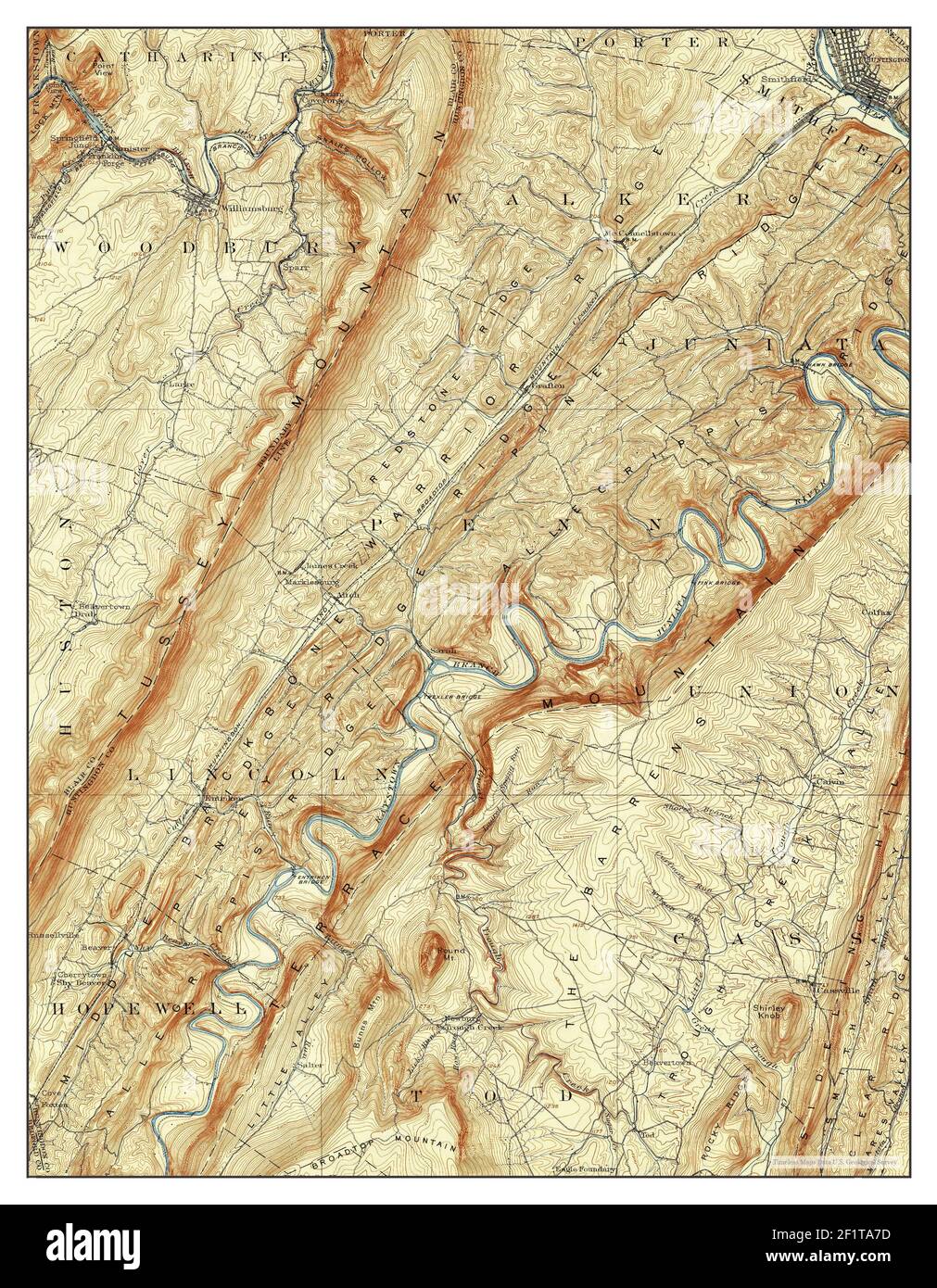 Huntingdon map Cut Out Stock Images & Pictures - Alamy