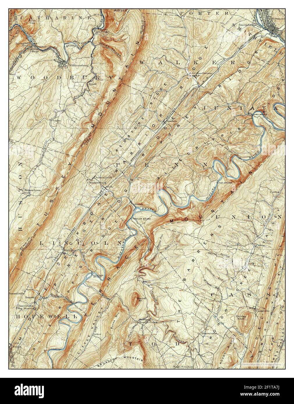 Huntingdon pennsylvania map High Resolution Stock Photography and ...