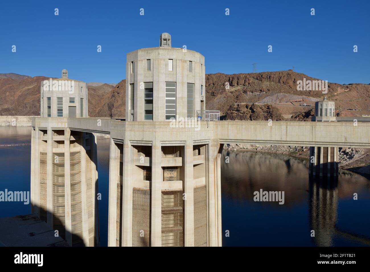 Intake towers hoover dam hi-res stock photography and images - Alamy