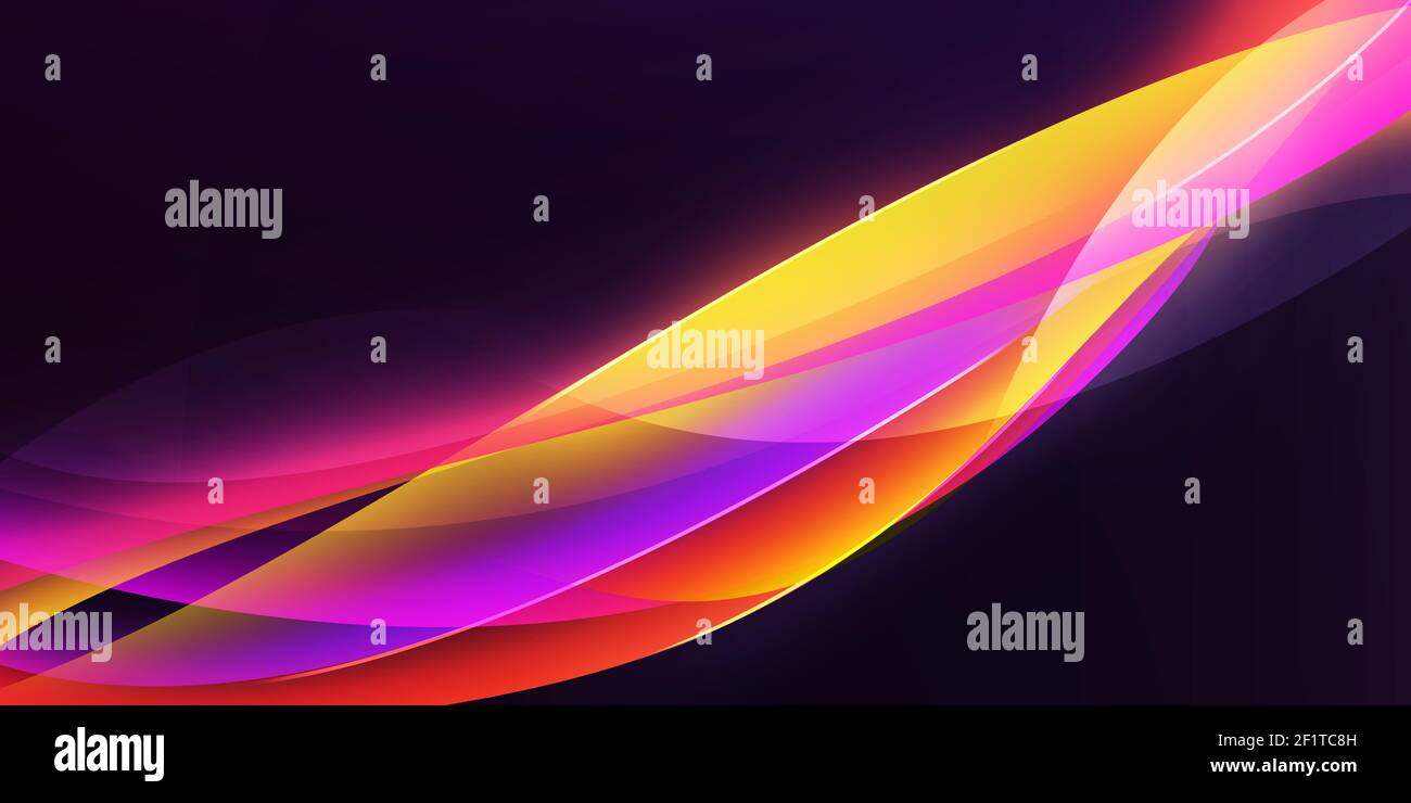 Modern Gradient Color Geometric Shapes Background Wallpaper. New ...