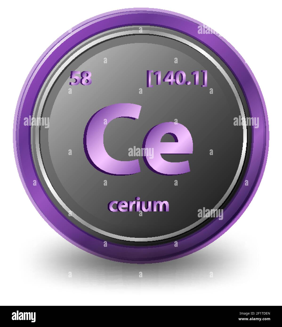 Cerium symbol Stock Vector Images - Alamy
