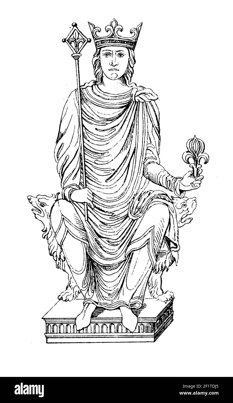 King philip augustus Black and White Stock Photos & Images - Alamy