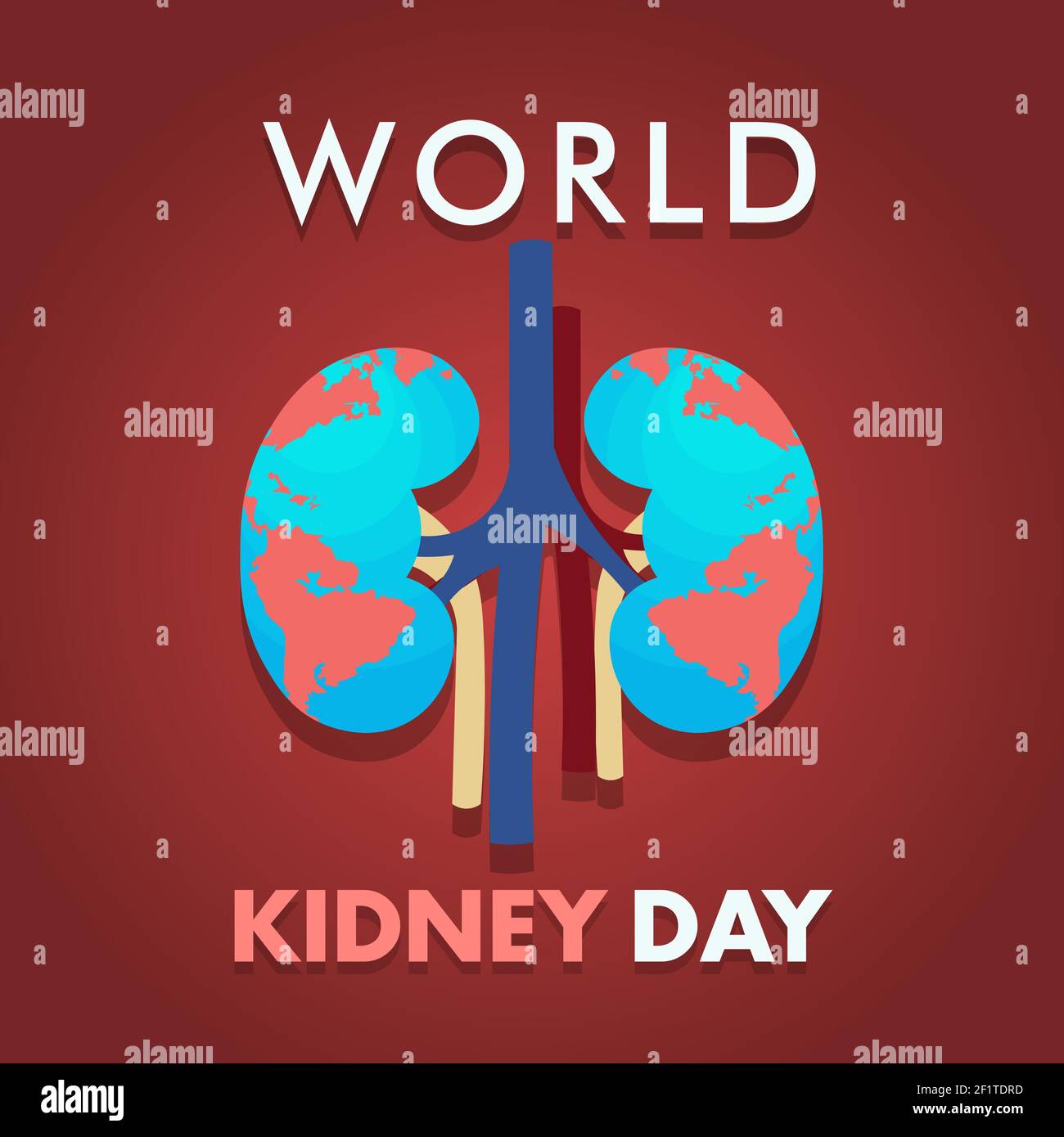 world kidney day healthcare campaign poster banner Stock Vector Image ...