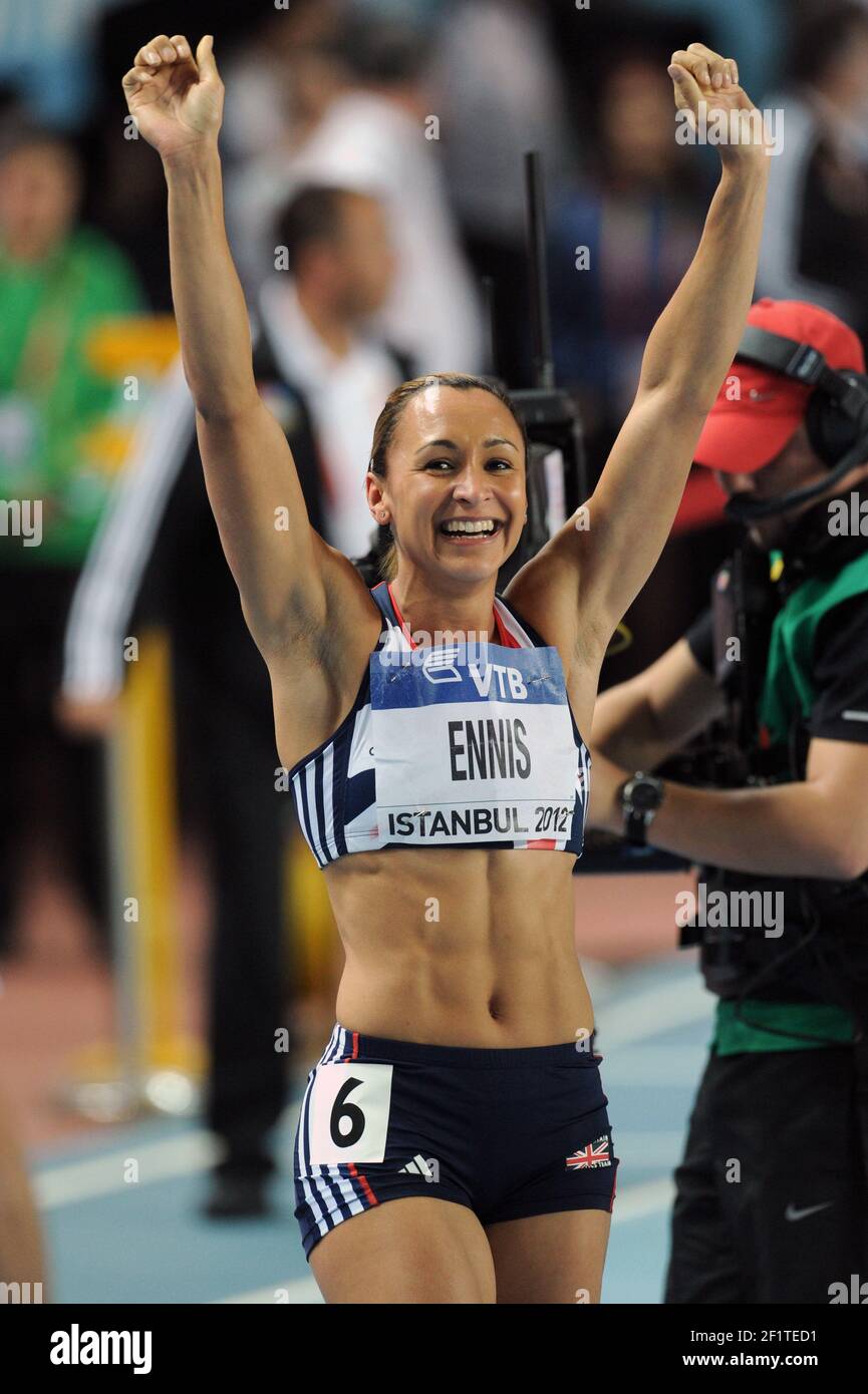 Jessica ennis 2012 world indoor silver hi-res stock photography and ...