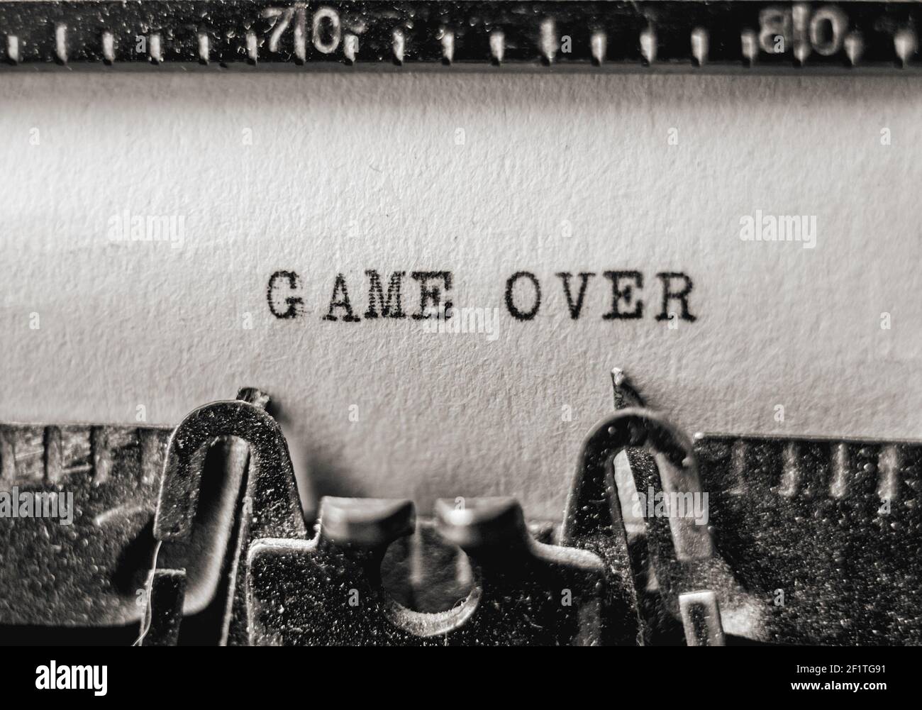 Game over font hi-res stock photography and images - Alamy