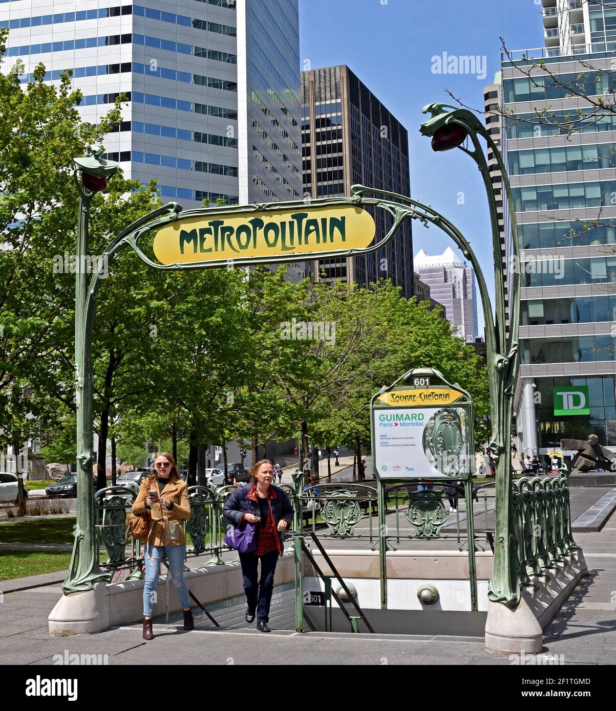 Metropolitan Sign At The Victoria Park in Montreal, Canada, Canadian ...