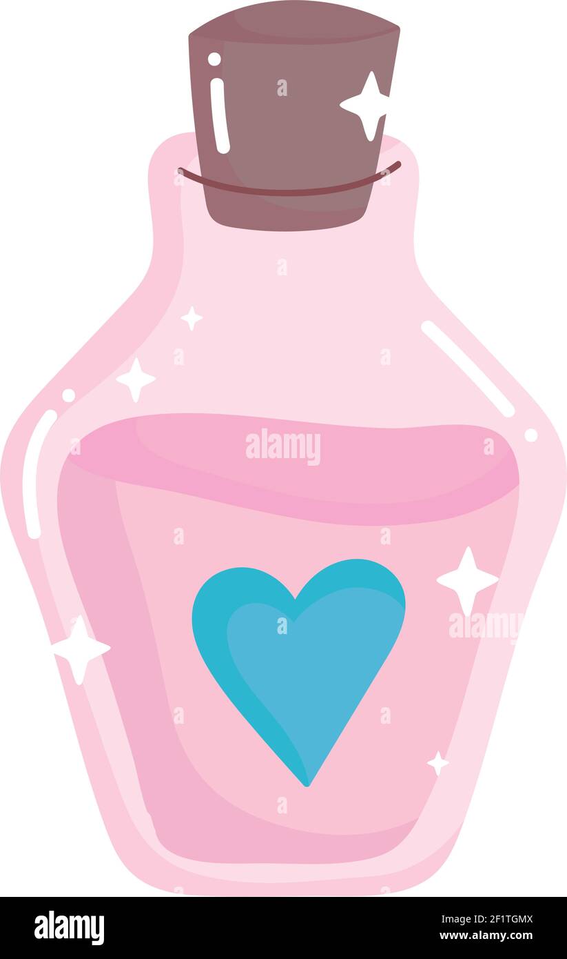 magical potion bottle spell isolated Stock Vector Image & Art - Alamy