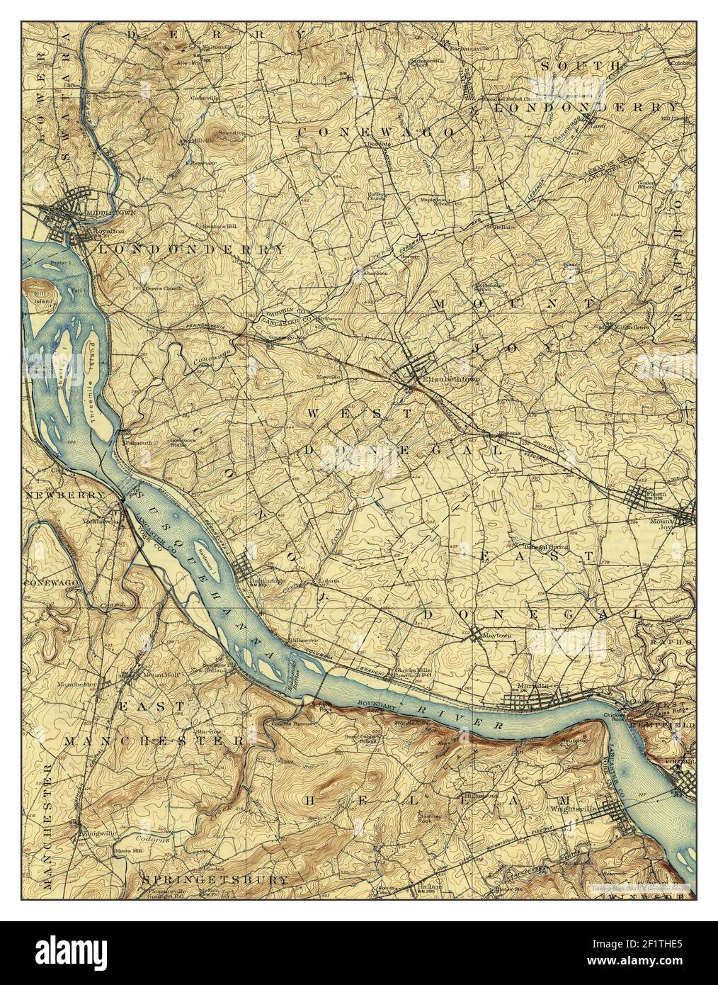 Middletown pennsylvania map hi-res stock photography and images - Alamy