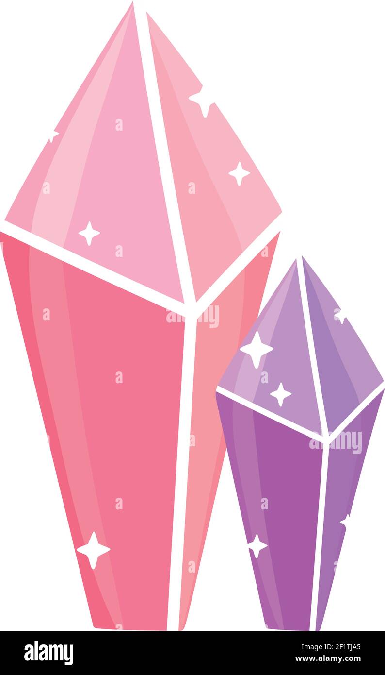 crystal gems astrology magic cartoon Stock Vector Image & Art - Alamy
