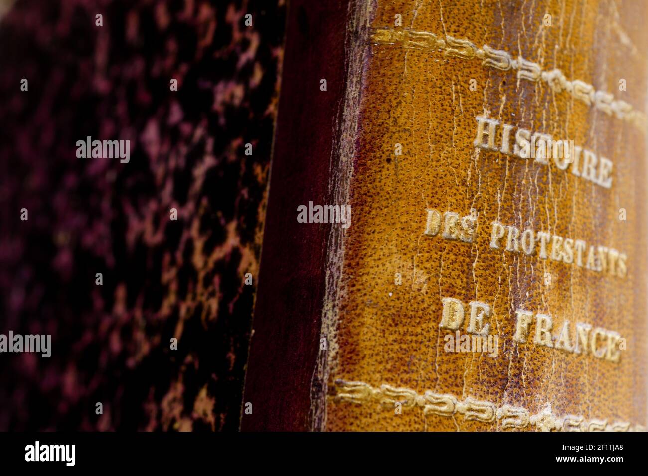 History of the french Protestants, France, 1874 Stock Photo - Alamy