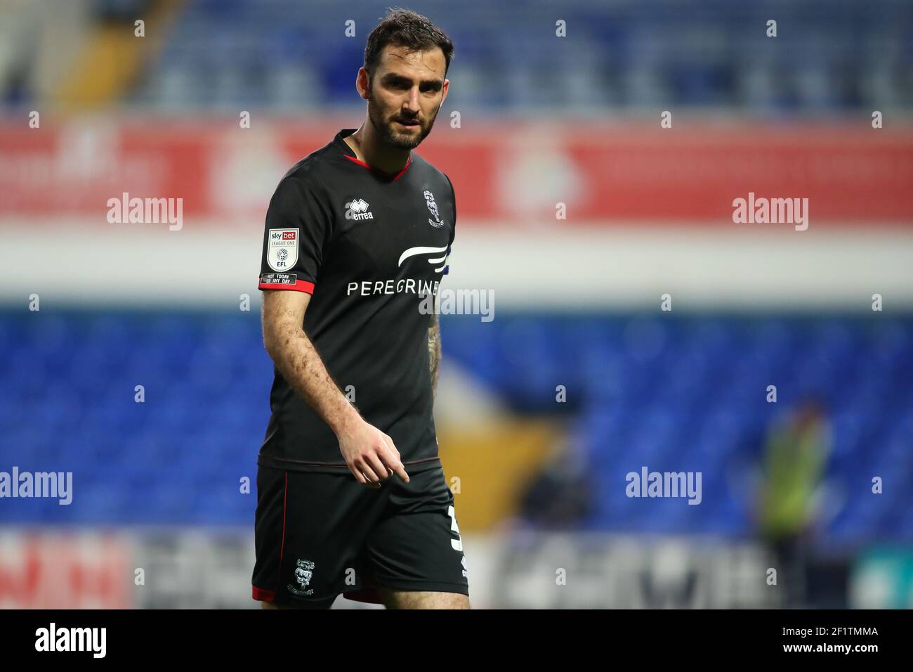 Ipswich, UK. 09th Mar, 2021. Adam Jackson #5 of Lincoln City in Ipswich ...