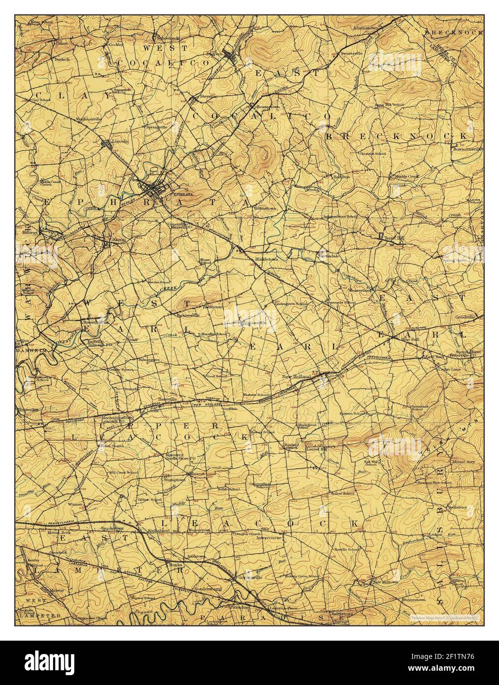 New holland pennsylvania map hi-res stock photography and images - Alamy