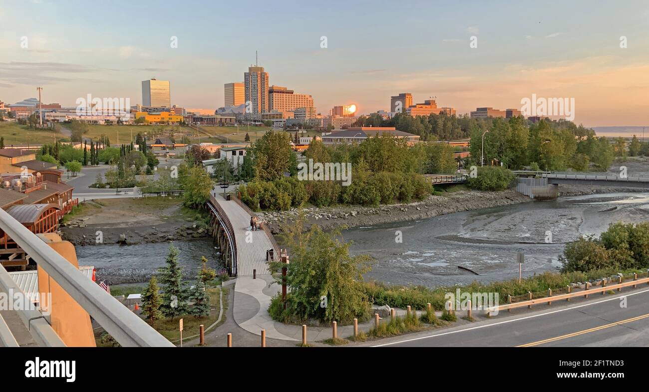 Anchorage alaska skyline hi-res stock photography and images - Alamy