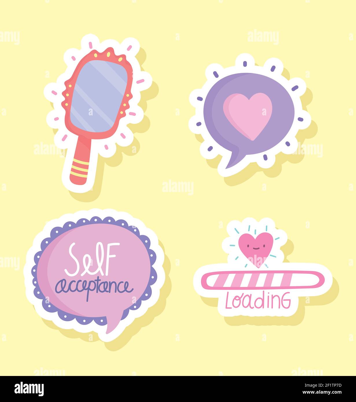 self acceptance lettering mirror love Stock Vector Image & Art - Alamy